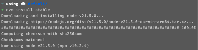 如何在Mac上优雅的使用nvm管理Node.js